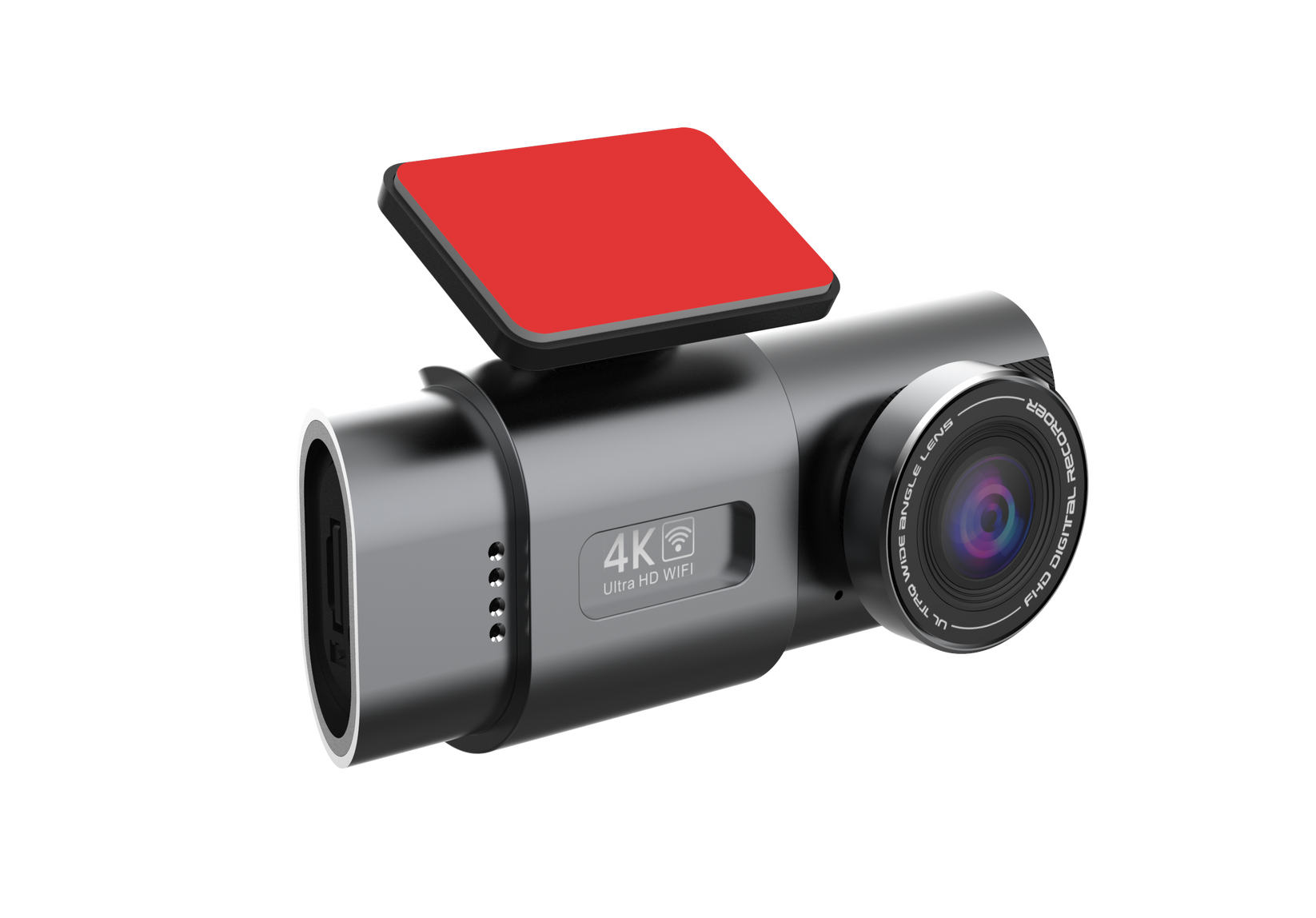 eCam Dual 4K Front Rear GPS Dash Cam WiFi And SD (APP INCLUDED ...