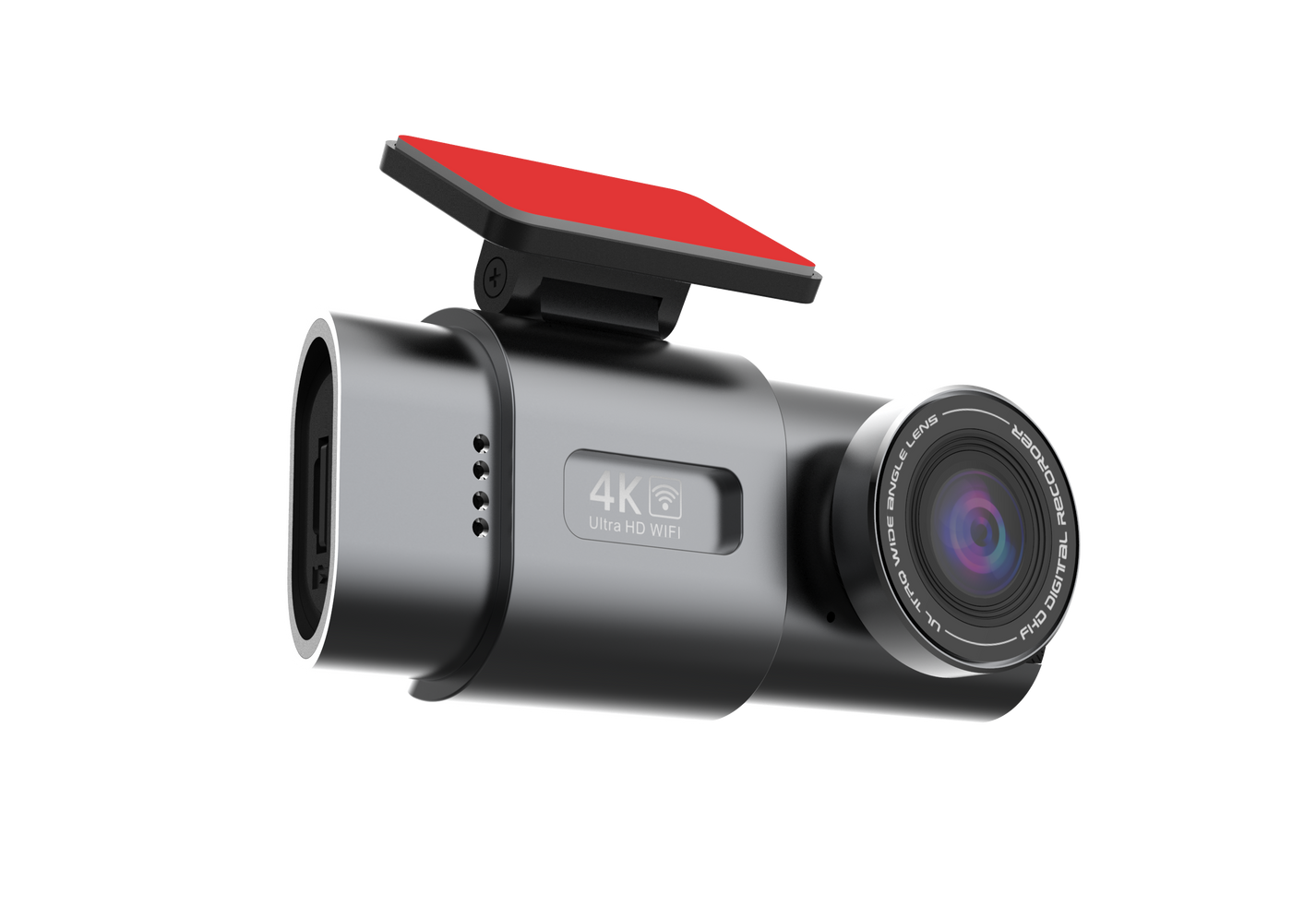 eCam Dual 4K Front Rear GPS Dash Cam WiFi And SD (APP INCLUDED ...